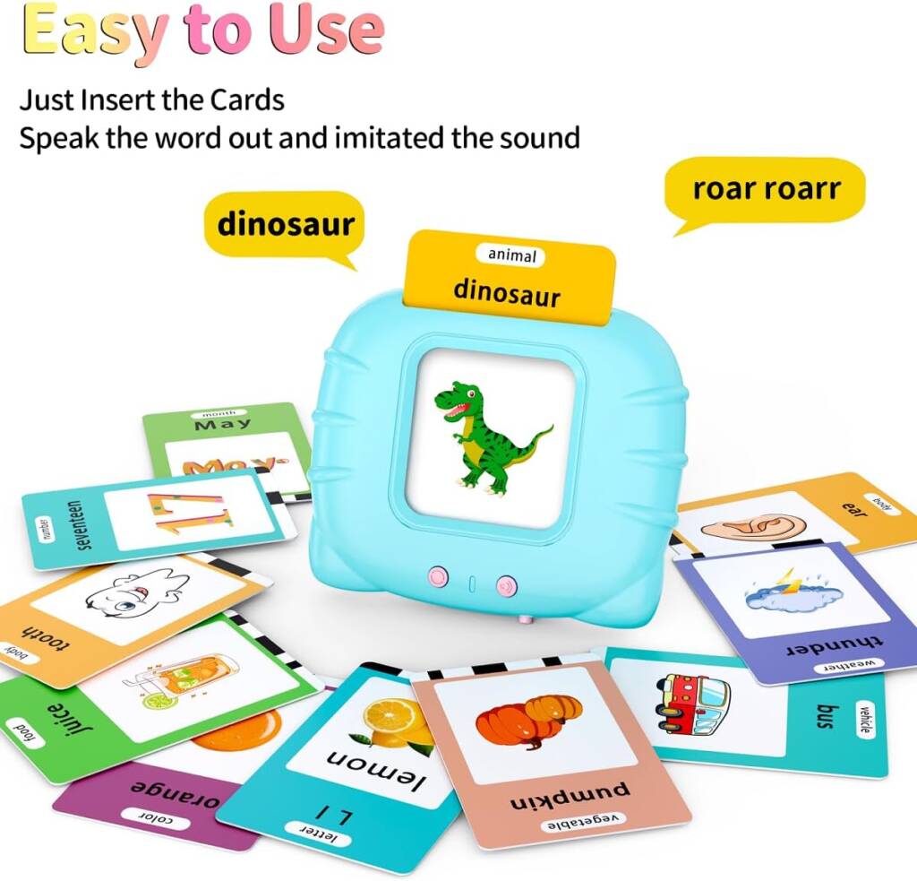 Talking Flash Cards Educational Set for Preschoolers - Babeeka